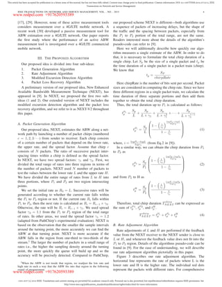 An enhanced available bandwidth estimation technique for an end to end network path | PDF ...