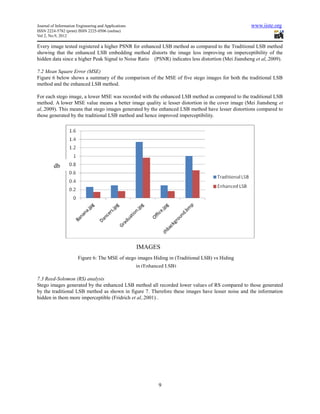 An enhanced least significant bit steganographic method for information ...