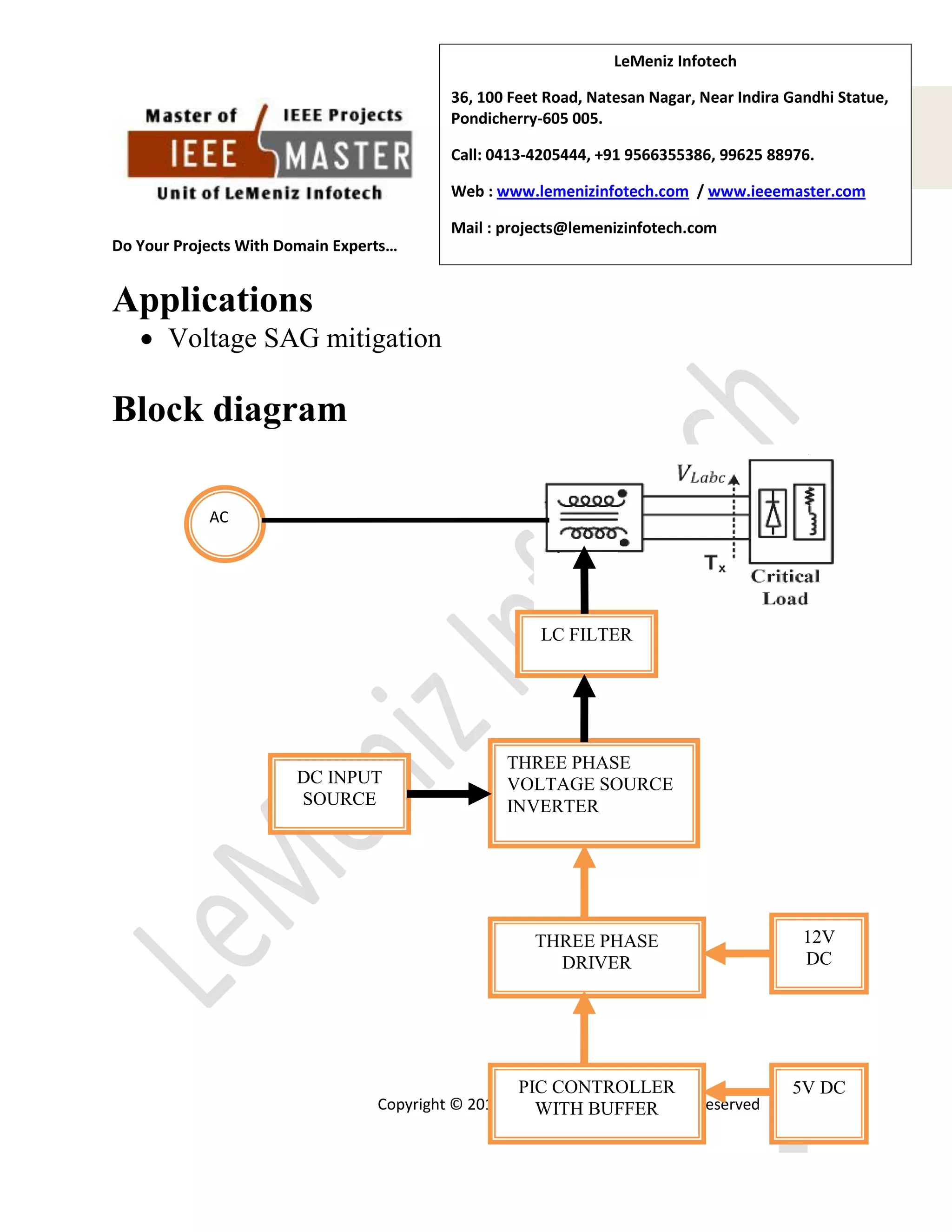An Enhanced Voltage Sag Compensation Scheme For Dynamic Voltage