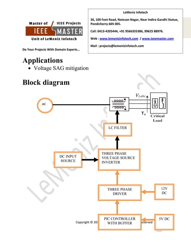 An enhanced voltage sag compensation scheme for dynamic voltage restorer | PDF