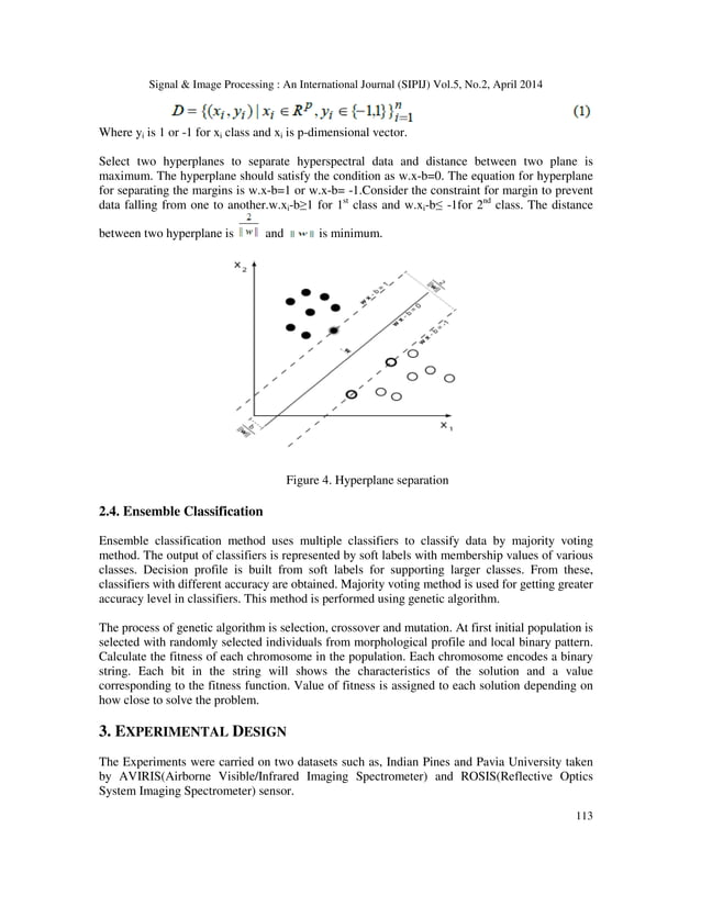 An Ensemble Classification Algorithm For Hyperspectral Images Pdf