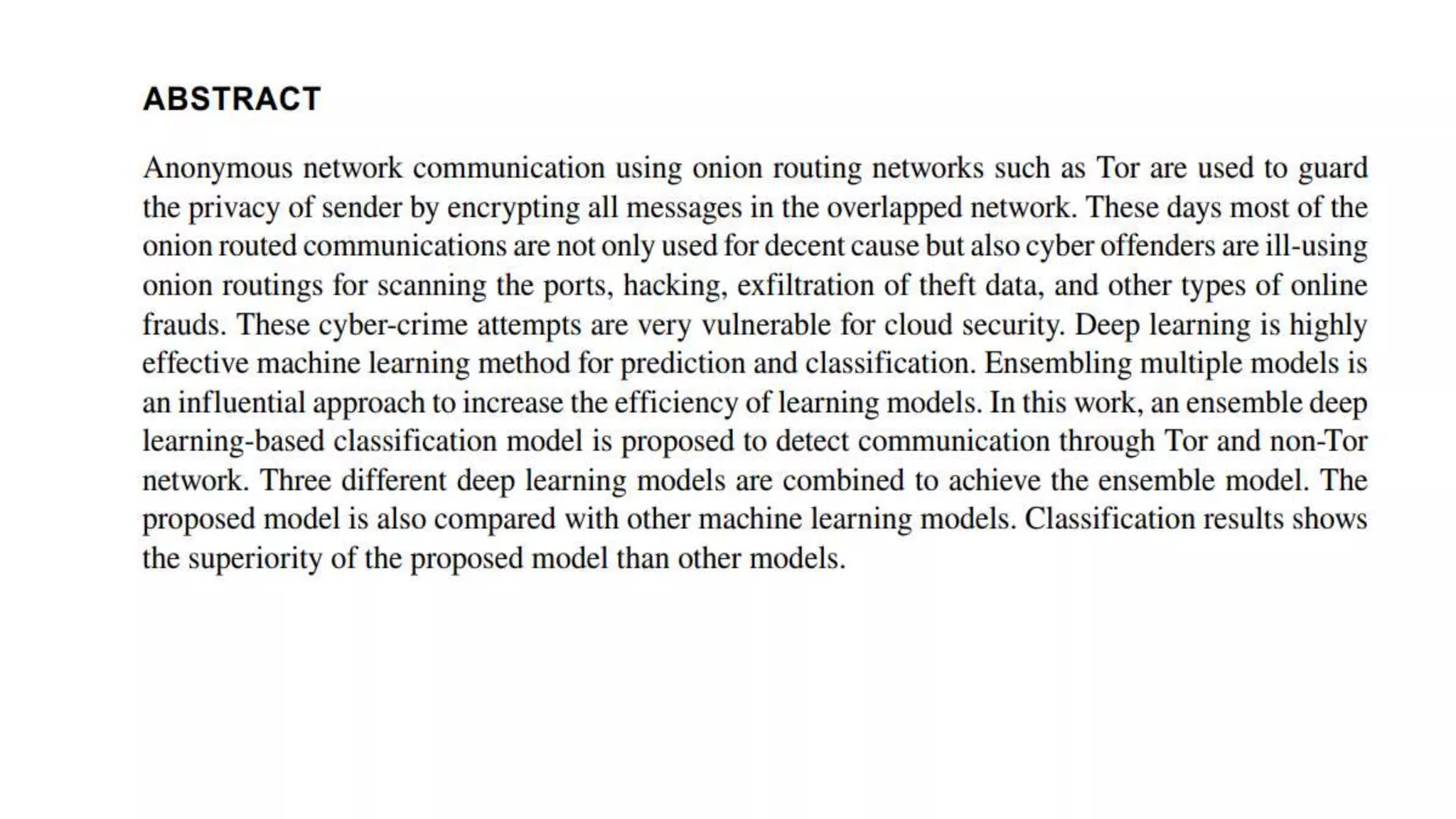 An Ensemble Deep Neural Network Pptx Computing Technology And Computing