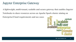 An Enterprise Analytics Platform with Jupyter Notebooks and Apache Spark | PPT