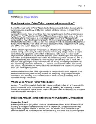 An Environmental Analysis for Amazon Prime Video | DOCX