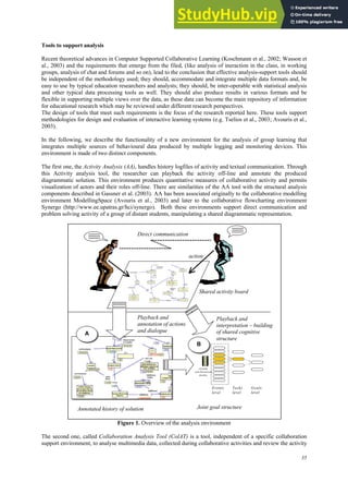 An Environment For Studying Collaborative Learning Activities | PDF