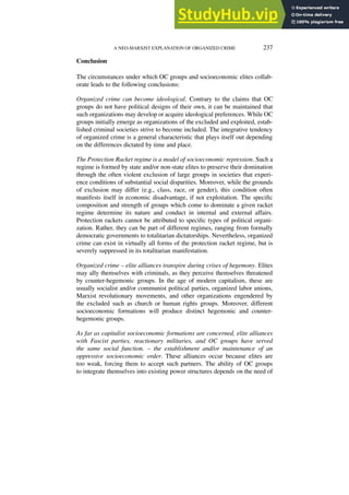 A Neo-Marxist Explanation Of Organized Crime | PDF