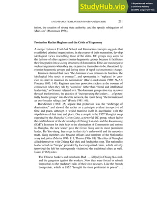 A Neo-Marxist Explanation Of Organized Crime | PDF