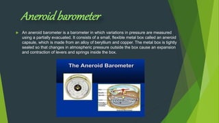 Aneroid gauge | PPTX