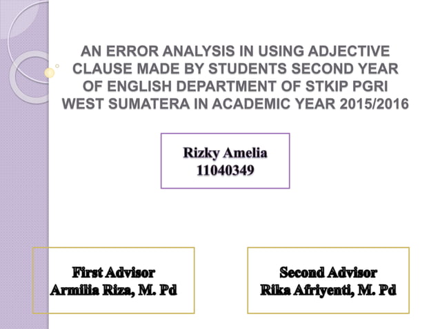 Example of Power Point Thesis Proposal | PPT