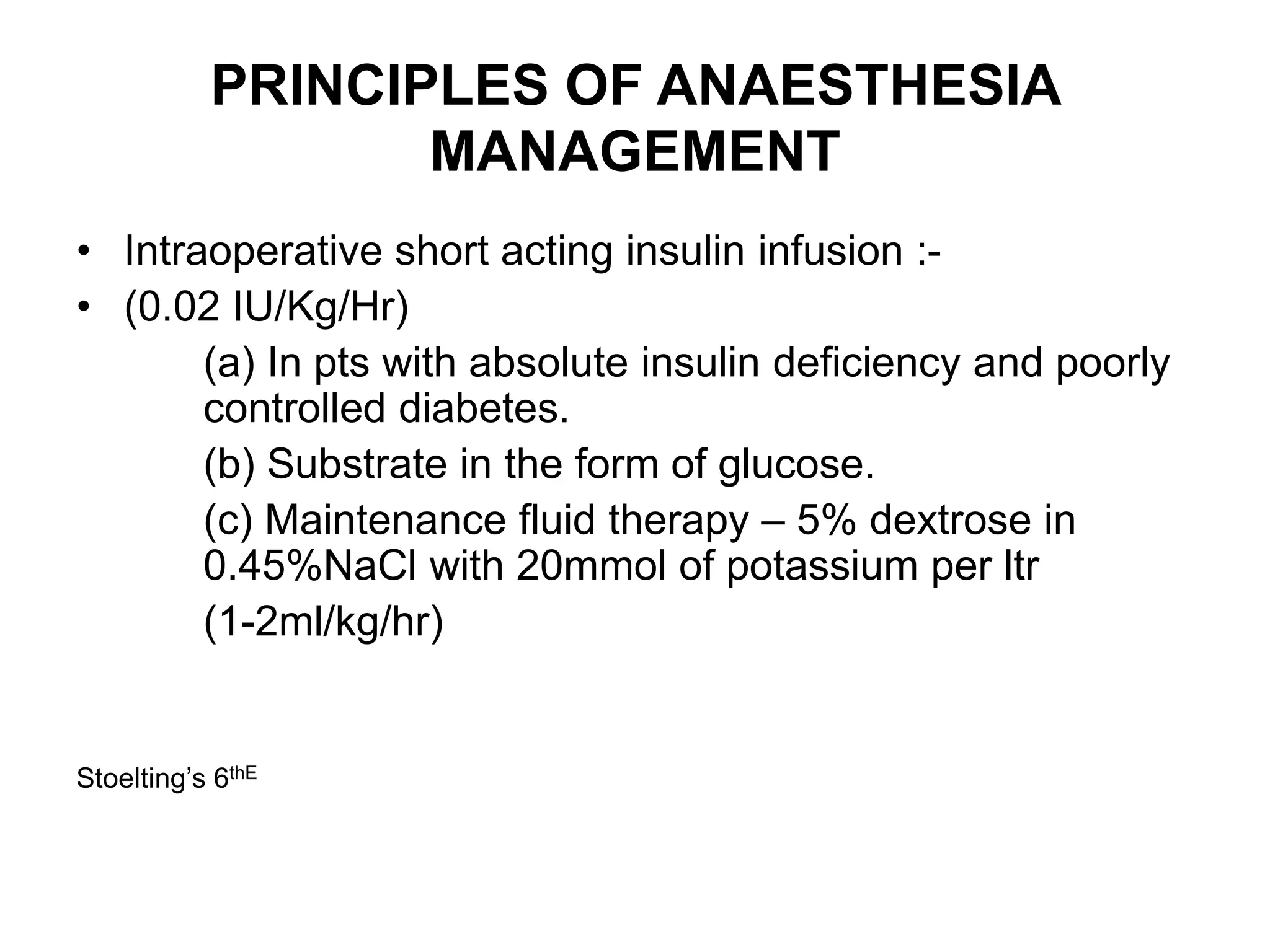 ANAESTHETIC IMPLICATIONS IN DIABETES MELLITUS TYPE 2 | PPTX