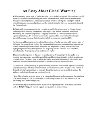 An Essay About Global Warming.pdf