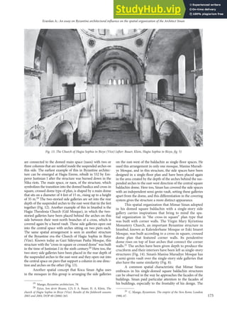 An Essay On Byzantine Architectural Influence On The Spatial ...