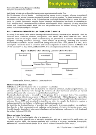 An Essay On Consumer Behaviour Theories And Frameworks | PDF