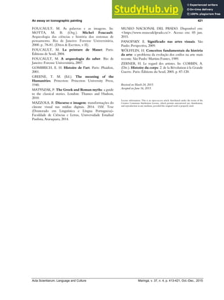 An Essay On Iconographic Analysis Relations Between The Theory Of Art ...