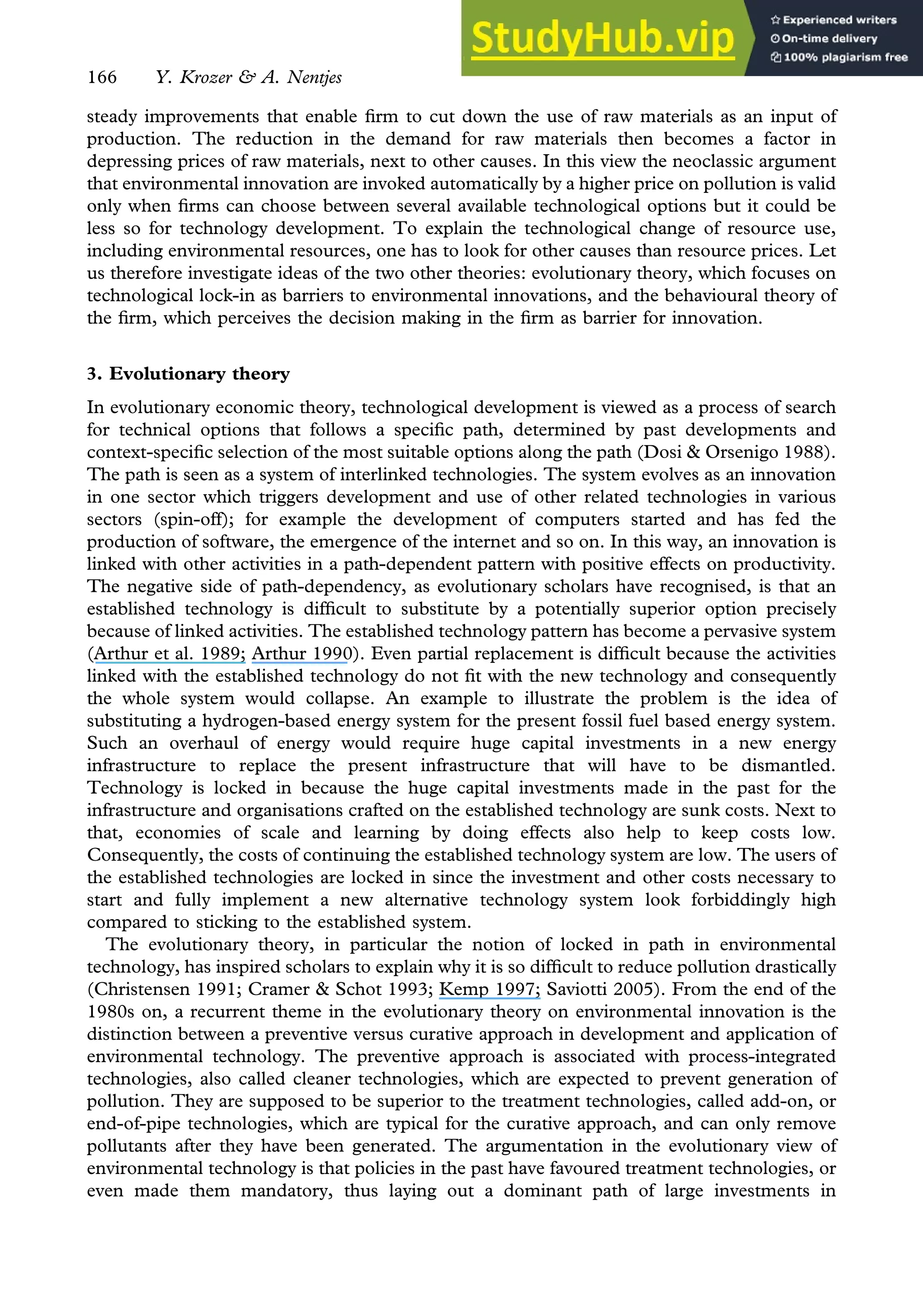 An Essay On Innovations For Sustainable Development | PDF