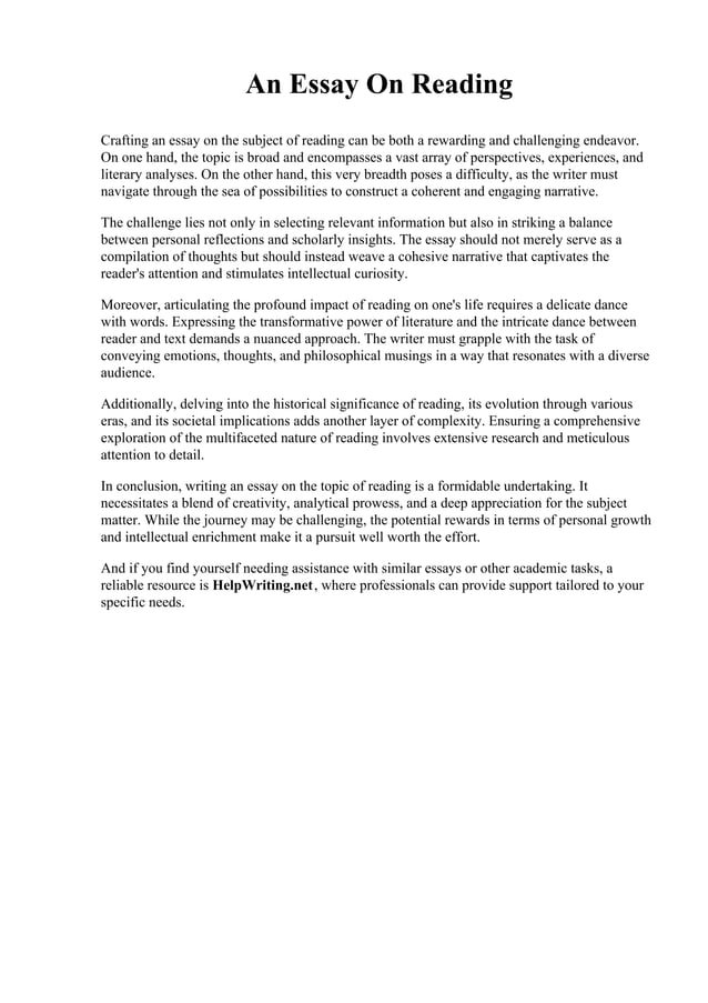 An Essay On Reading.pdf