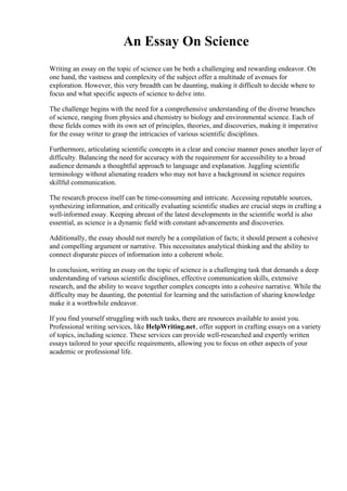 An Essay On Science.pdf