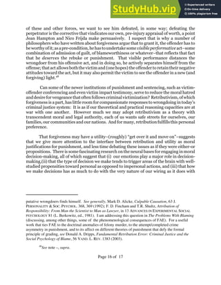 An Essay On Vengeance And Forgiveness | PDF