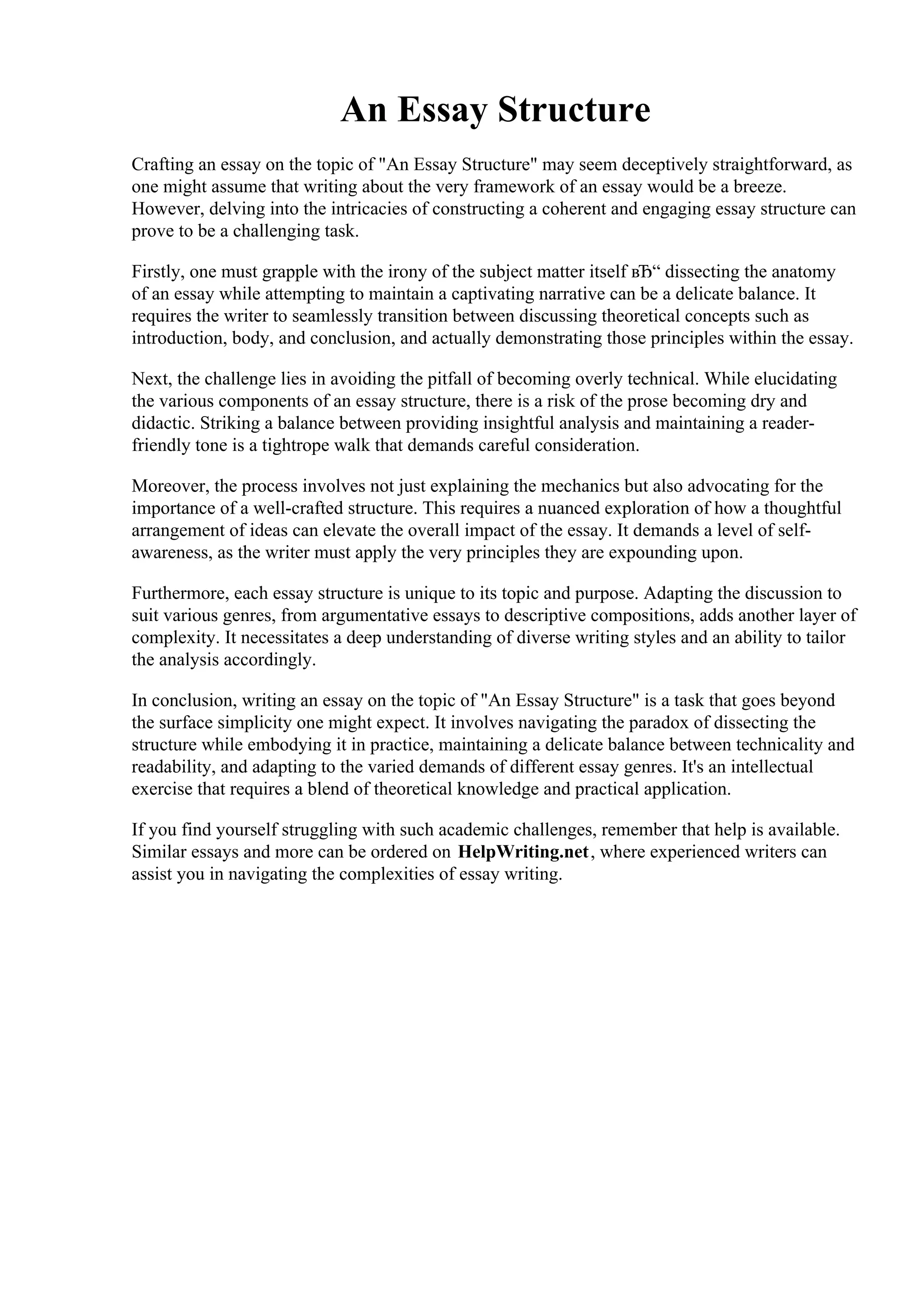 An Essay Structure. Argumentative Essay Structure Chart Anchor charts ...