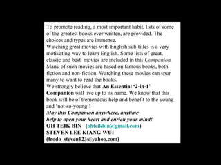 An Essential 2 in-1 Companion | PPT