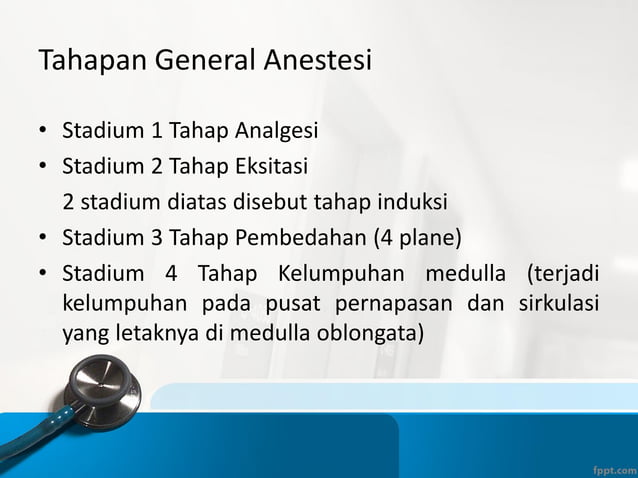 General Anestesi UWK paling baru 1 ppt pdf | PPT