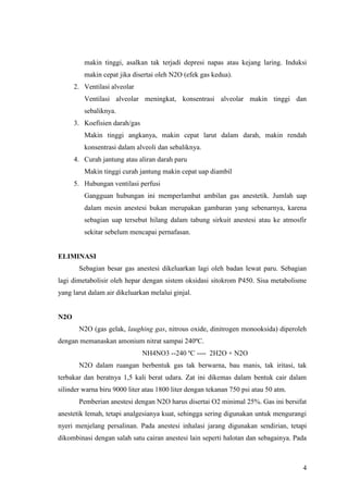 Anestesi inhalasi | DOCX