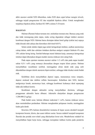 Anestesi inhalasi | DOCX