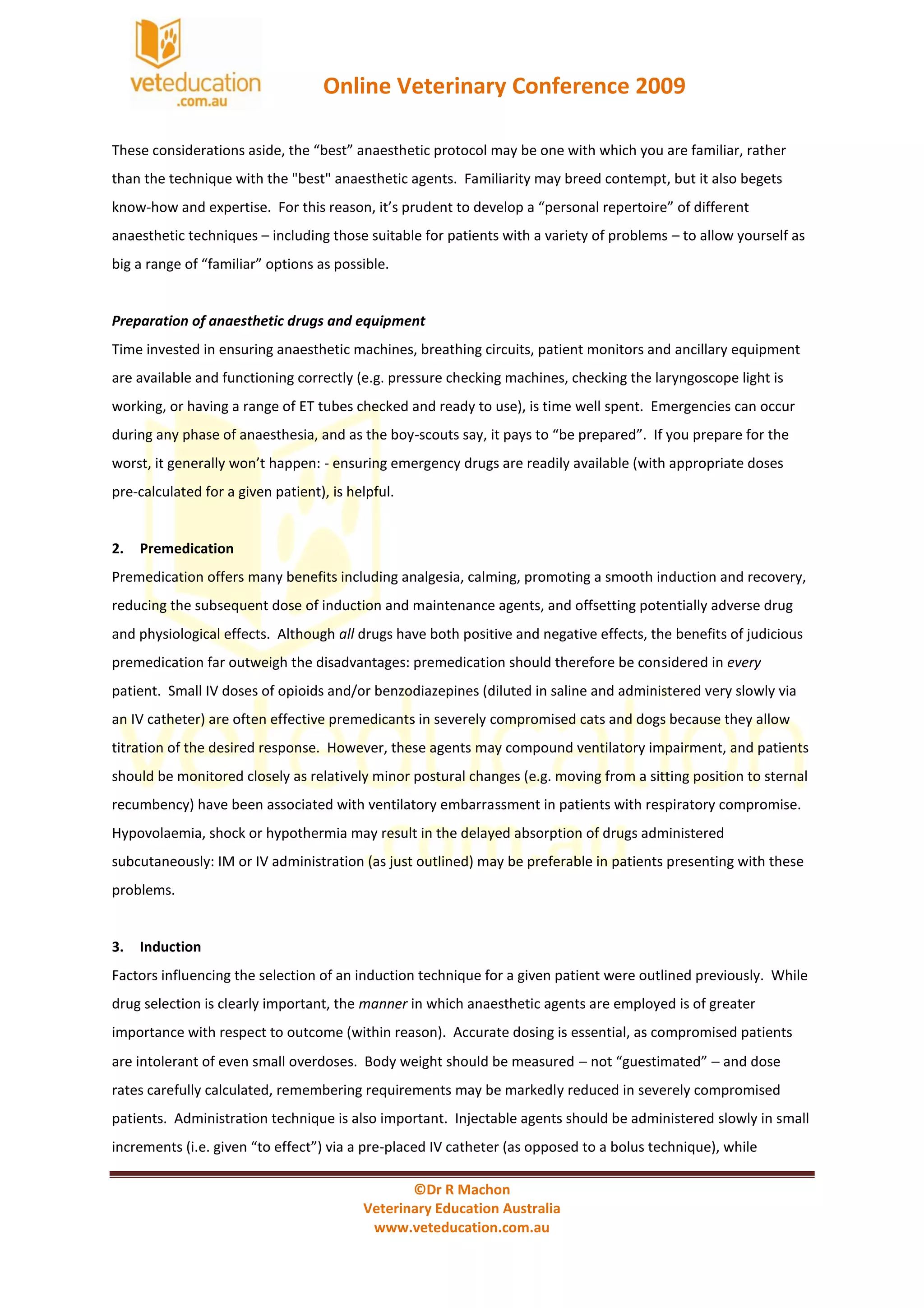 Anestesia pacientes criticos - urgencias | PDF