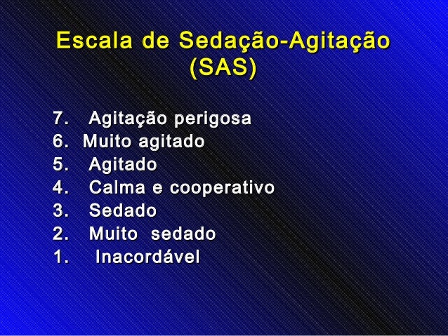 Anestesia sedacao