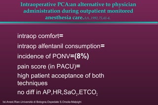 Anestesia ambulatoriale 1995 | PPT
