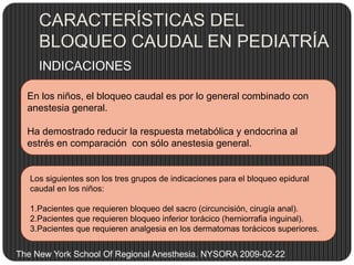 Anestesia caudal | PPTX