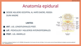 ANESTESIA EPIDURAL revisión anestesia.pptx