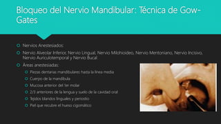 Anestesia Maxilar y Mandibular | PPTX
