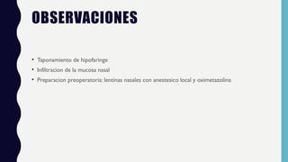 Anestesia para otorrinolaringología y cirugía maxilofacial.pptx