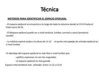 Anestesia Regional | PPTX