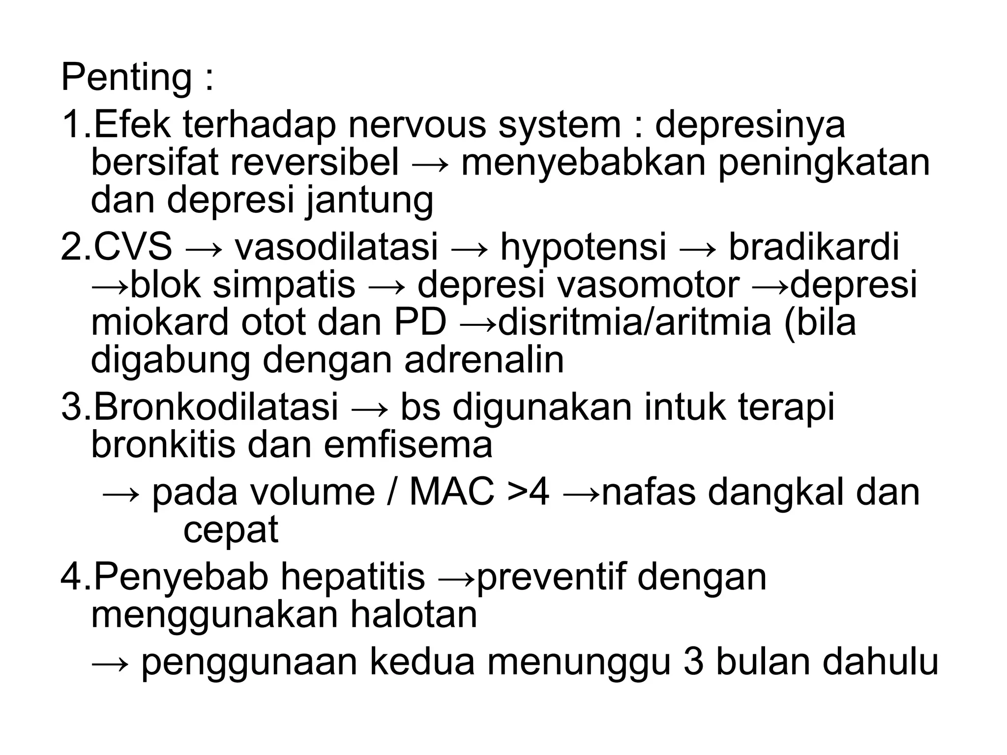 Anestesi inhalasi | PPT