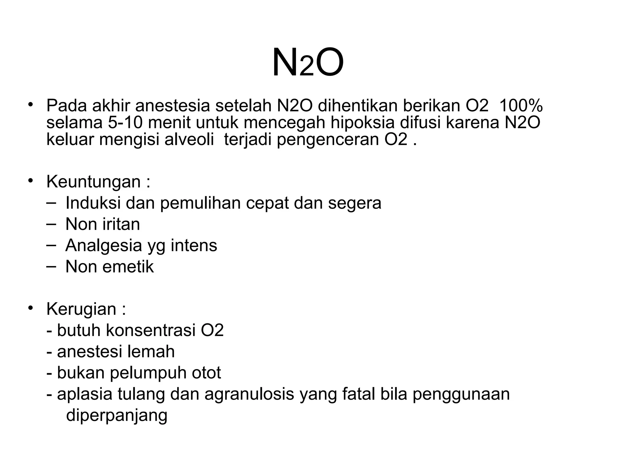 Anestesi inhalasi | PPT