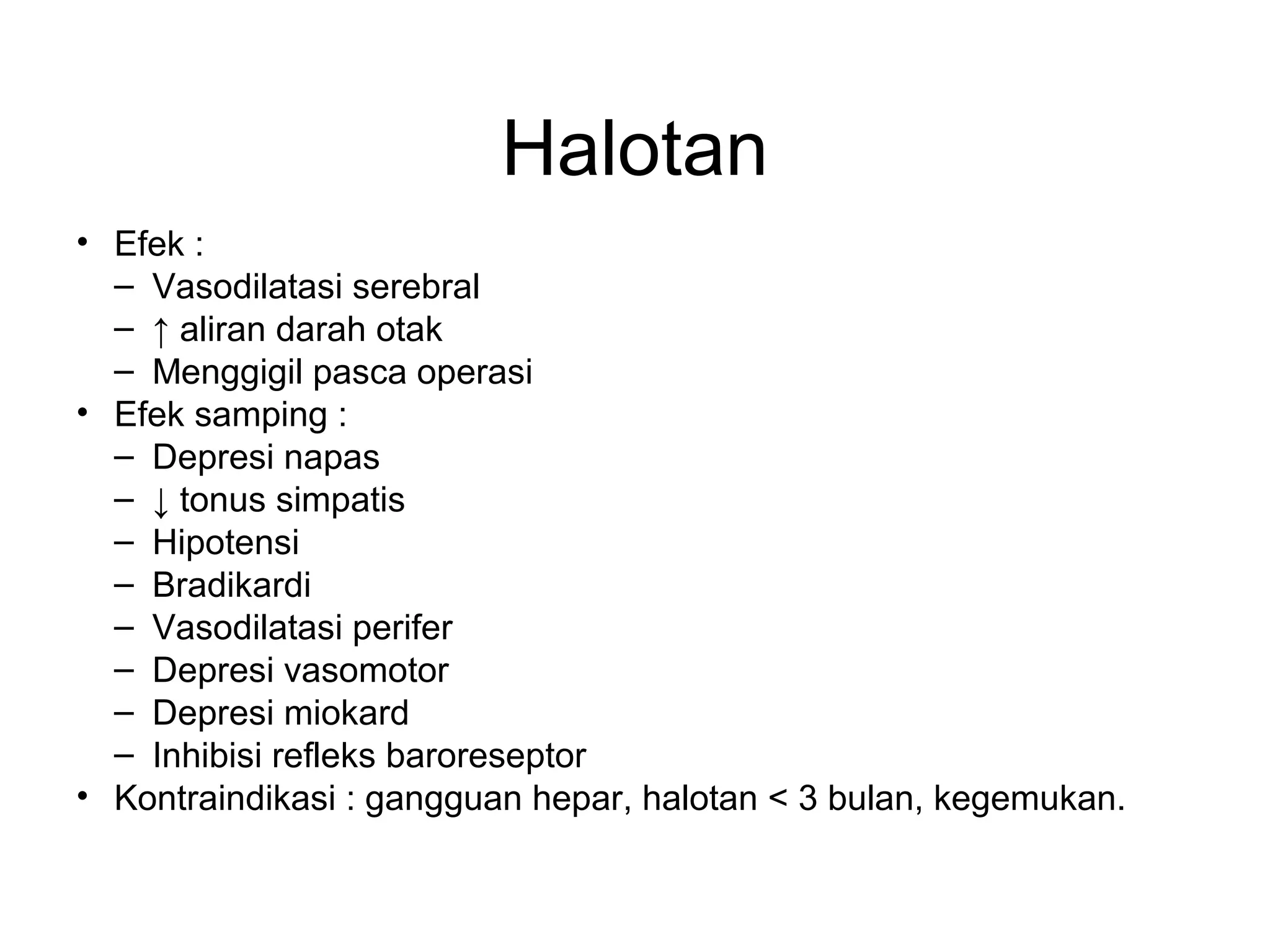 Anestesi inhalasi | PPT