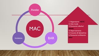 Gas anaesthesia, anesthesi inhalasi, macam2 gas anesthesi | PPT