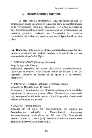 Anestesiologia personal-enfermeria | PDF