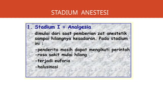 ANESTETIK UMUM DAN PENGGOLONGANNYA DISERTAI CONTOH-CONTOHNYA | PPT