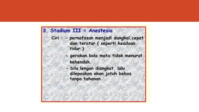 ANESTETIK UMUM DAN PENGGOLONGANNYA DISERTAI CONTOH-CONTOHNYA | PPTX
