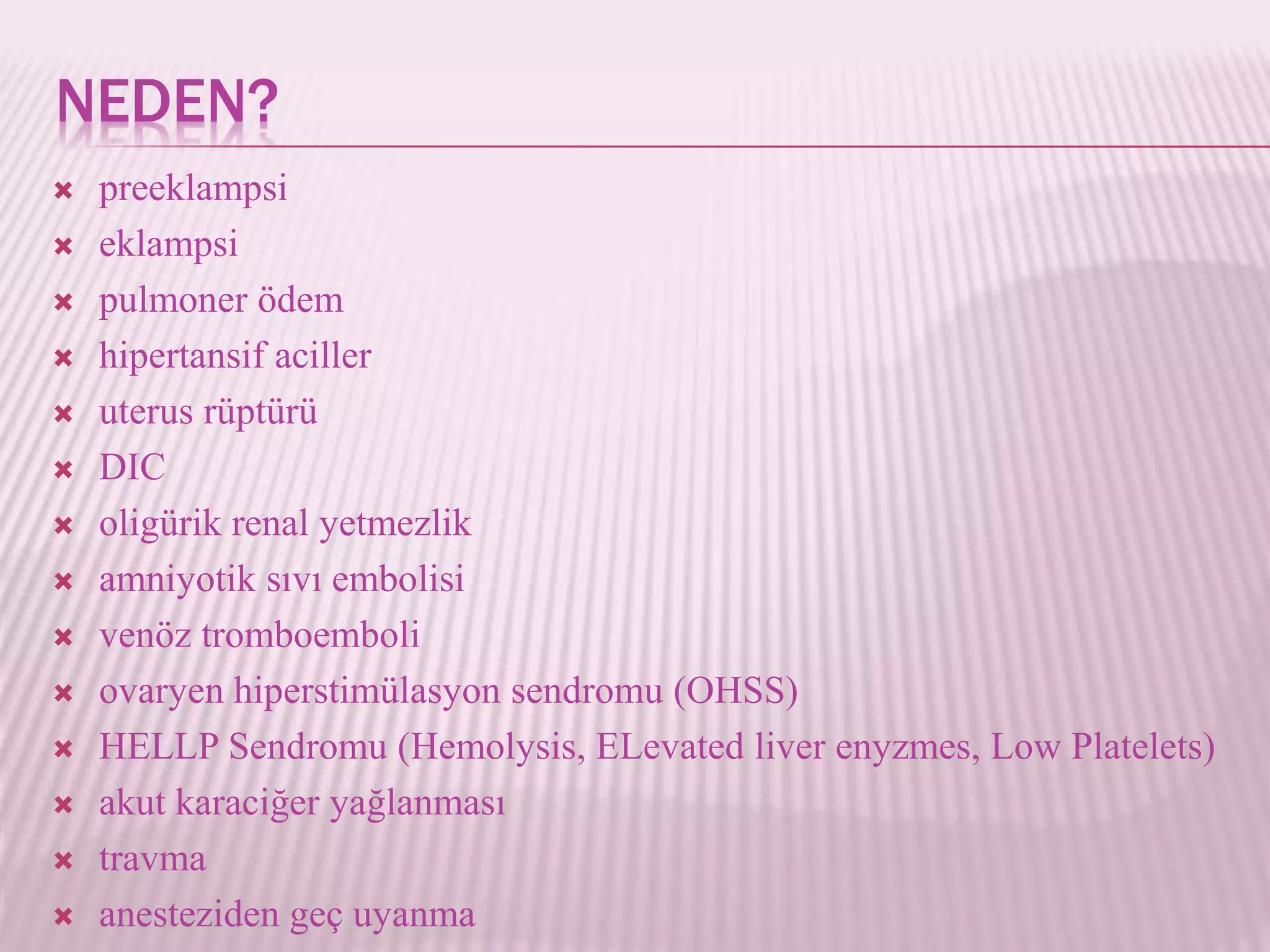 obstetrics at intensive care | PPTX