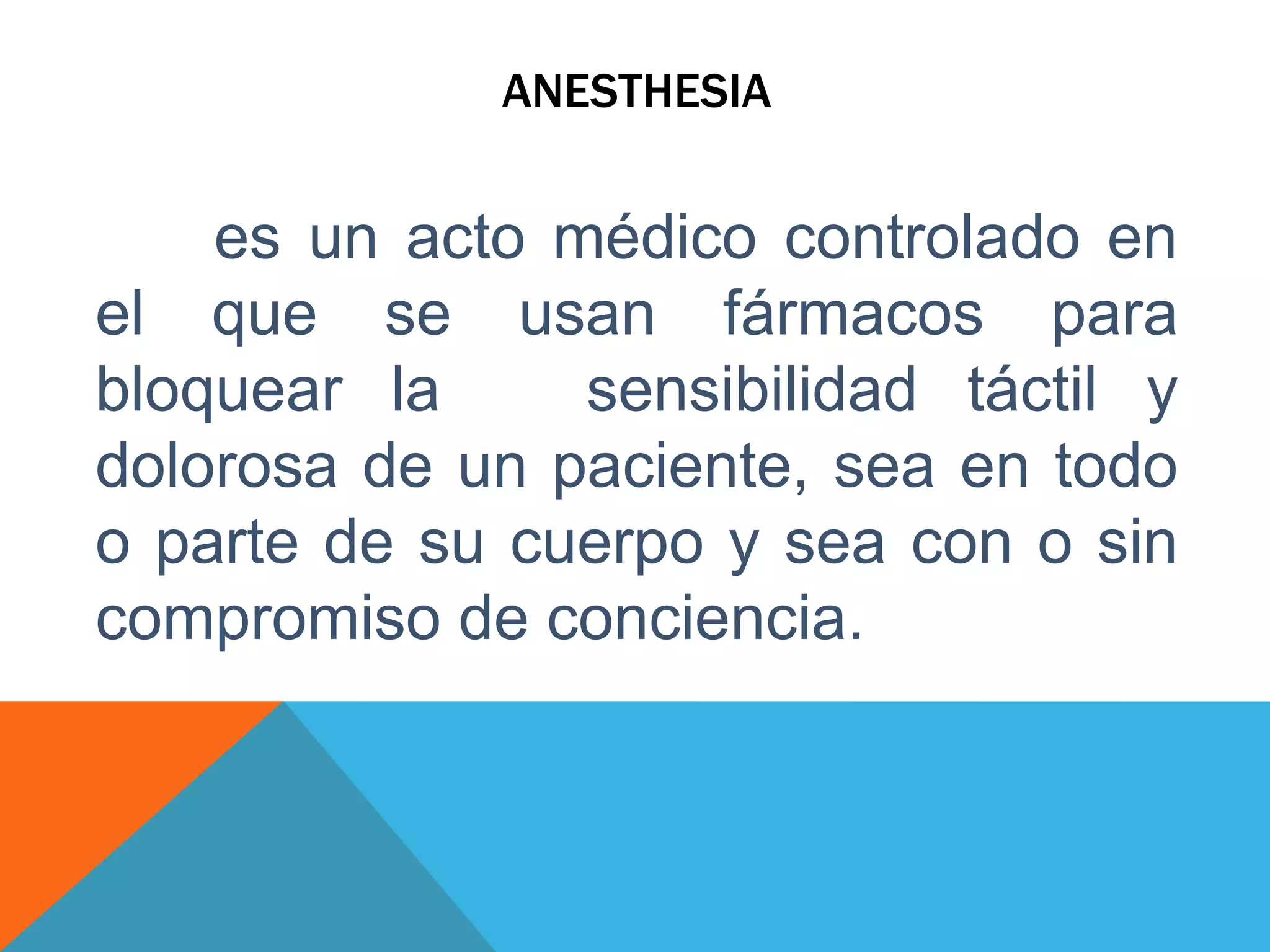 anesthesia | PPT