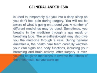 anesthesia | PPTX
