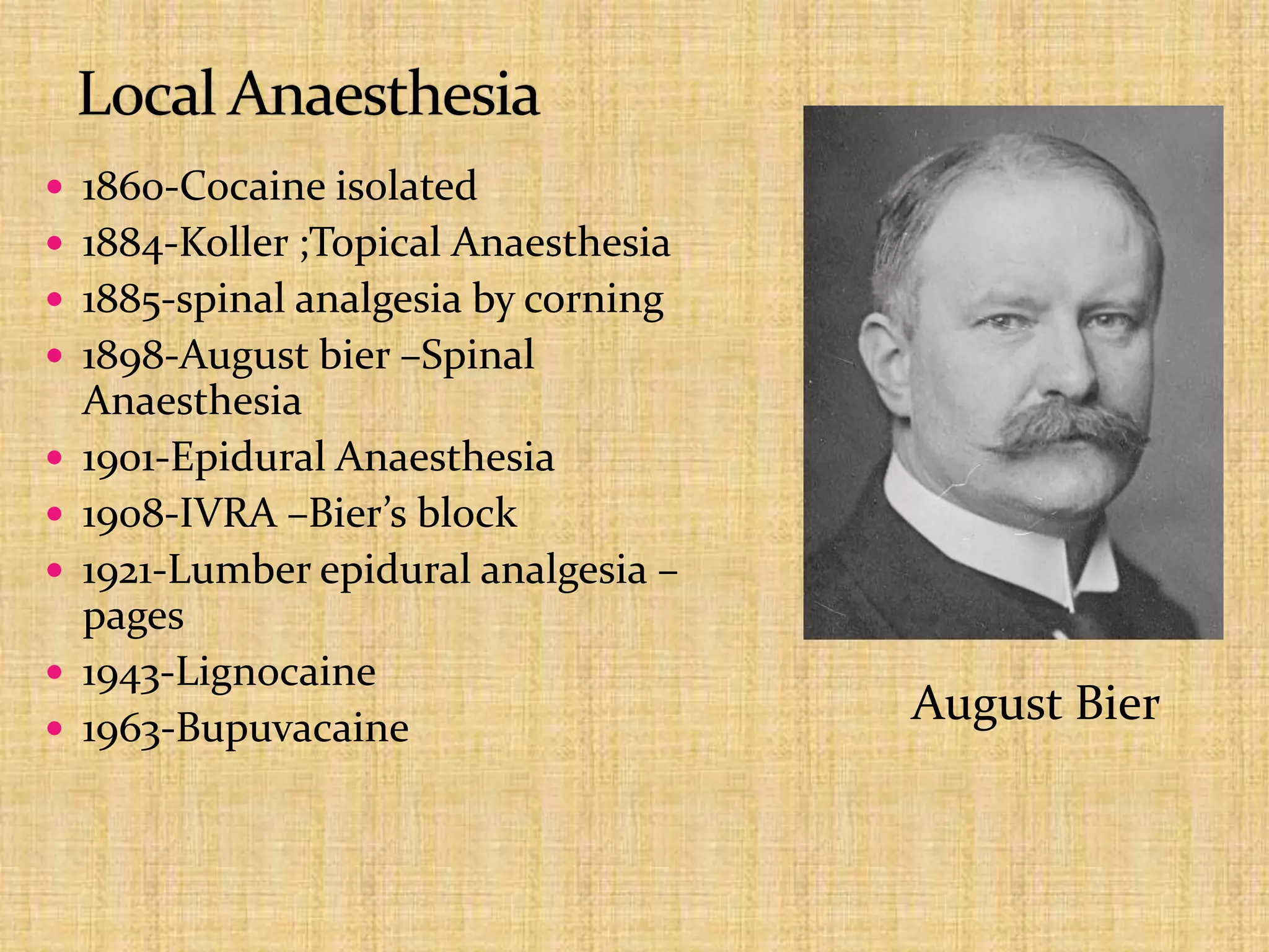 History of Anaesthesia - Dr Tanjim Reza | PPTX