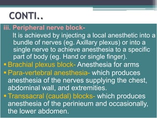 Anesthesia | PPTX