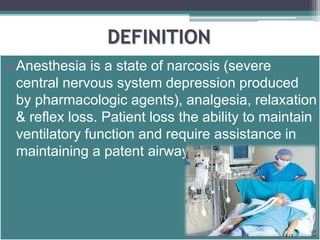 Anesthesia | PPTX