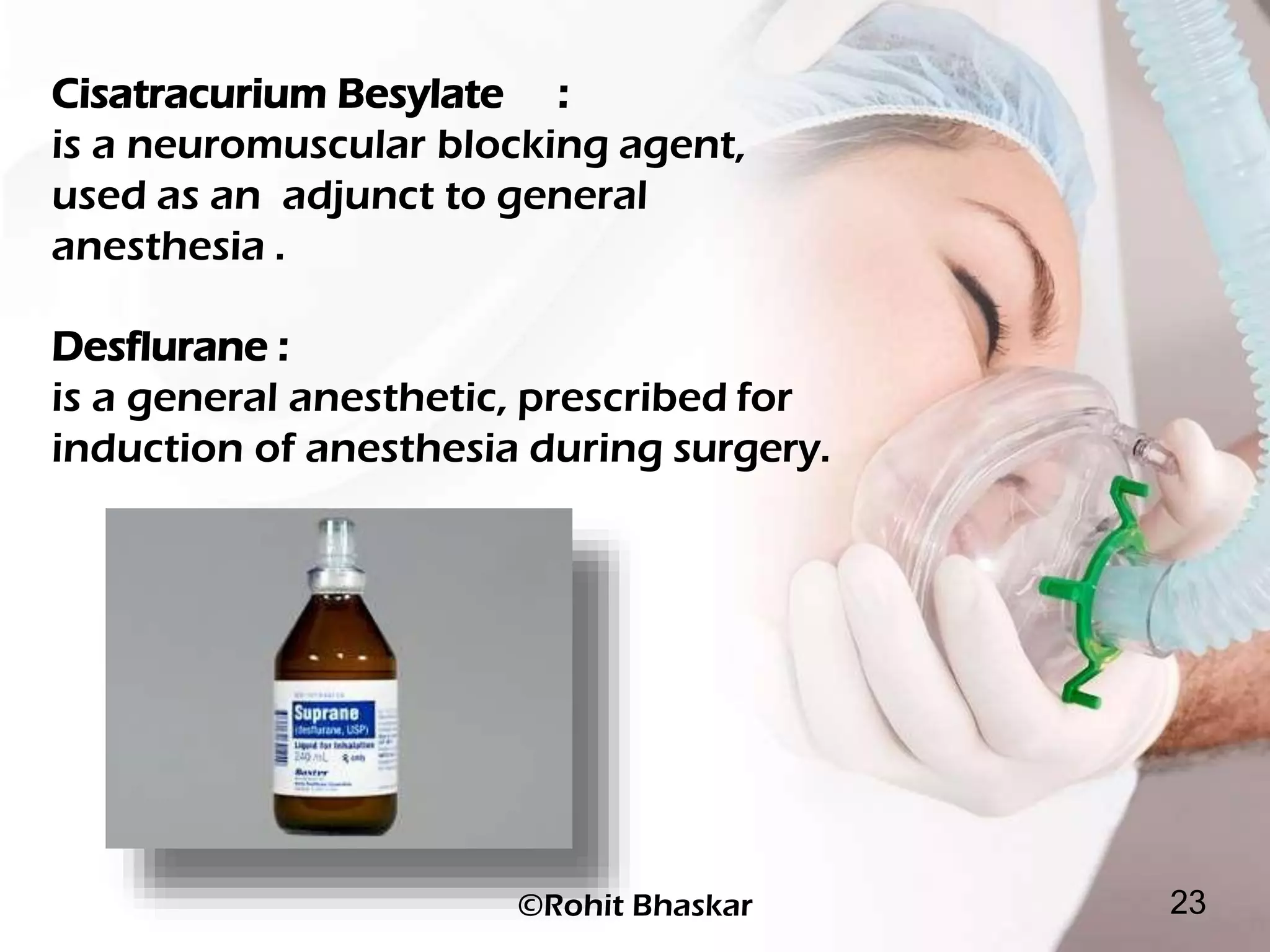 Anesthesia I Types, Stages, Complications - Dr Rohit Bhaskar | PDF