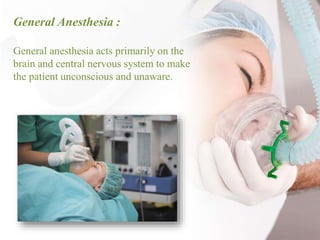 Anesthesia | PPTX